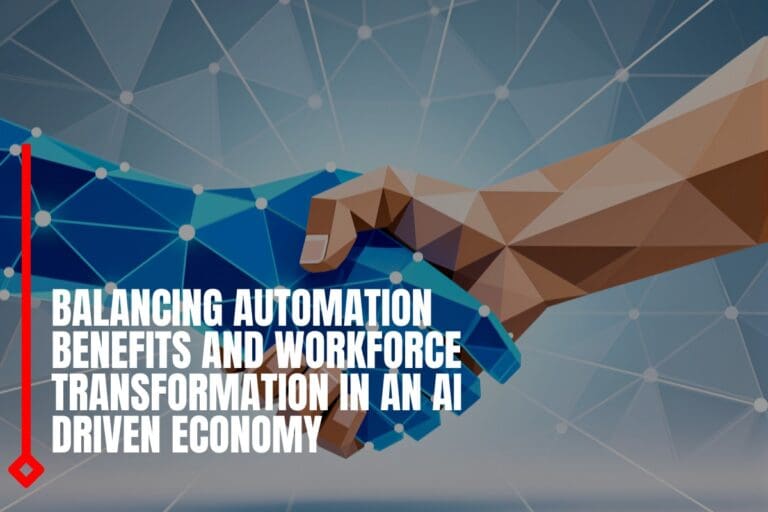 Balancing automation benefits and workforce transformation in an AI ...